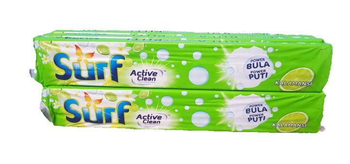Powerful SURF Detergent Bar Power Bula, Power Puti - Kalamansi Scent (6 ...