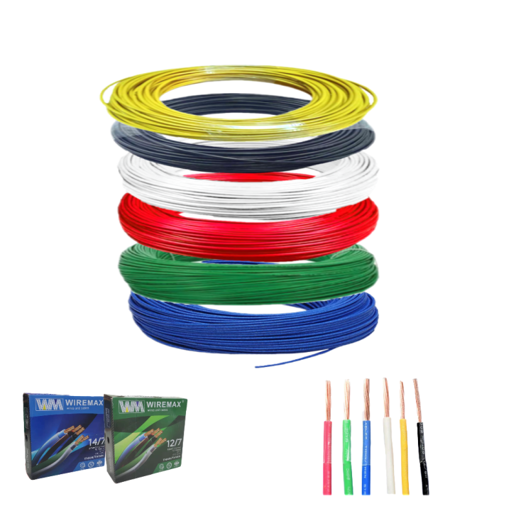 THHN/THWN Stranded Wire per 10, 20 & 30 meter #14/7 (2.0mm²) & #12/7 (3 ...