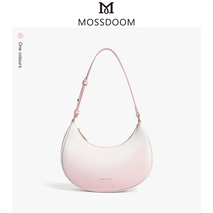 MOSSDOOM 2024 กระเป๋านักไล่ระดับสีแฟชั่นที่รักแร้ | Lazada.co.th
