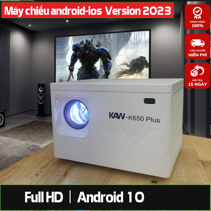Máy Chiếu Android Thông Minh KAW - K650 plus fullHD Ram 8G, Rom 64G ...