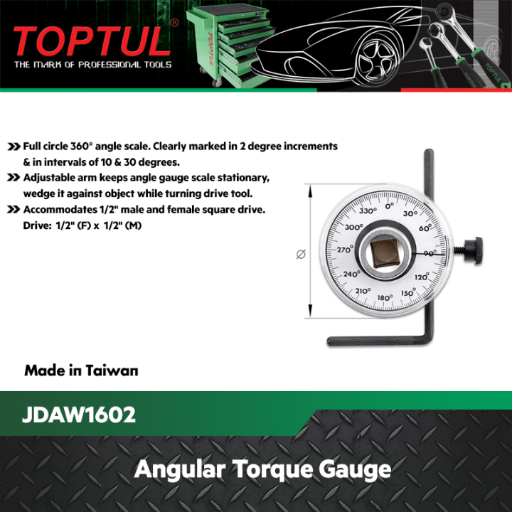 Toptul Angular Torque Gauge | Lazada PH