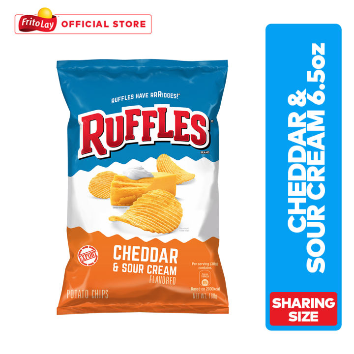 Ruffles Cheddar & Sour Cream Potato Chips 170g | Lazada PH