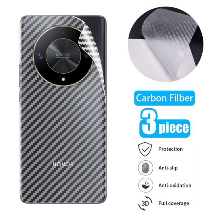 Soft Carbon Fiber Back Film for Honor X9b X9a X9c Smart 5G Back ...
