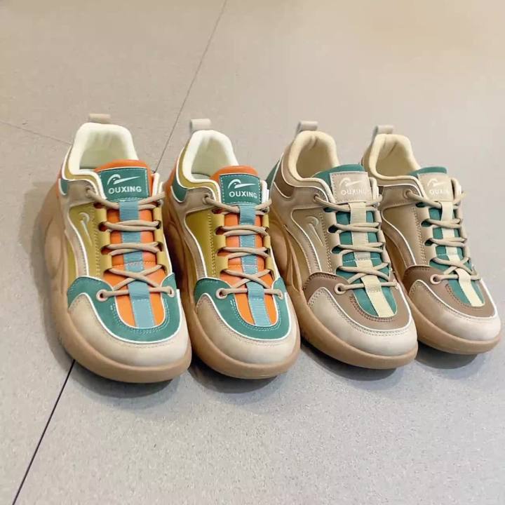 Ouxing shoes Insulated and comfortable white sneakers for women - a ...