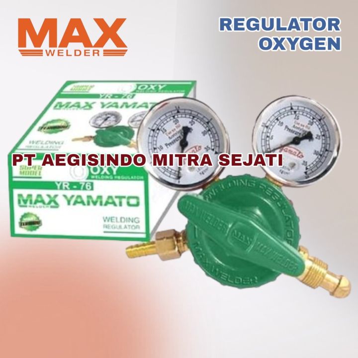 Original Regulator Las Oksigen Max Yamato Tabung Gas Oxygen Welding | Lazada Indonesia