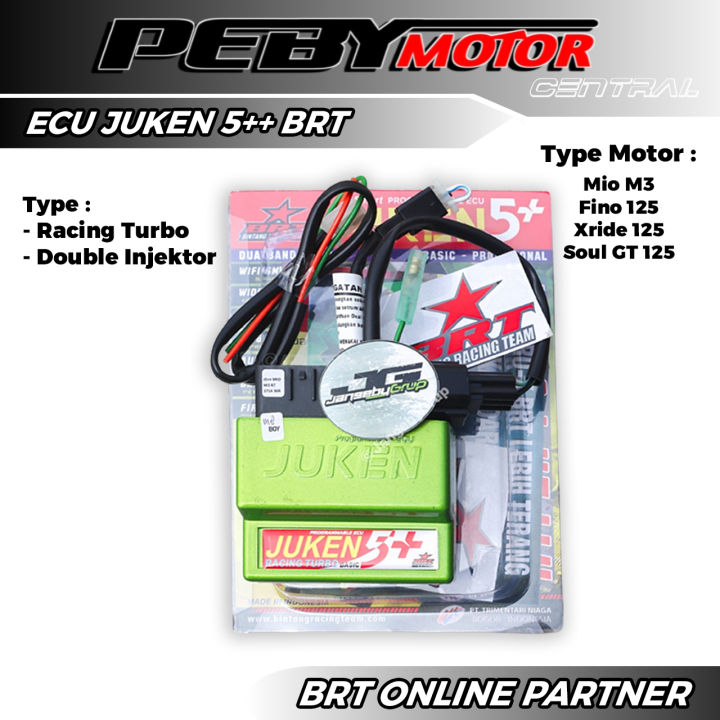 ECU JUKEN 5++ RACING TURBO BRT Mio M3 Fino XRide Soul GT 125 | Lazada Indonesia