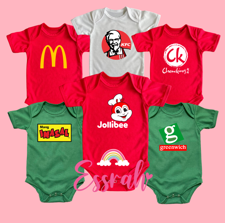 Fast food logo 1 ( baby onesies ) | Lazada PH