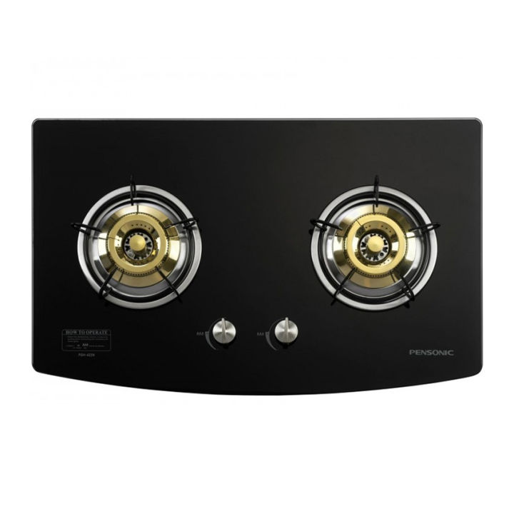 Pensonic 2 Burner Built-In Glass Gas Cooker Hob PGH-422N | Lazada
