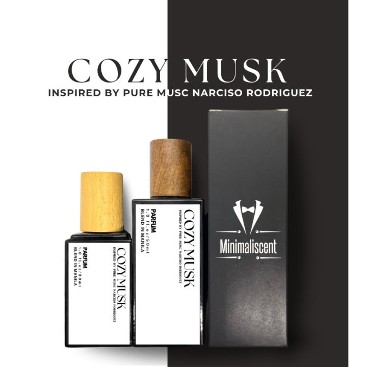 COZY MUSK MinimaliScent fragrances inspired by PURE MUSC NARCIS0 ...