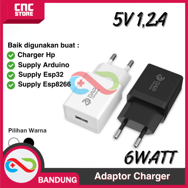 Travel Charger Adaptor Universal For Hp Esp32 Esp8266 1 Port Usb 12a Lazada Indonesia 