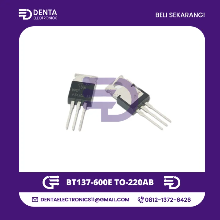 TRANSISTOR BT137-600E TO-220AB | Lazada Indonesia