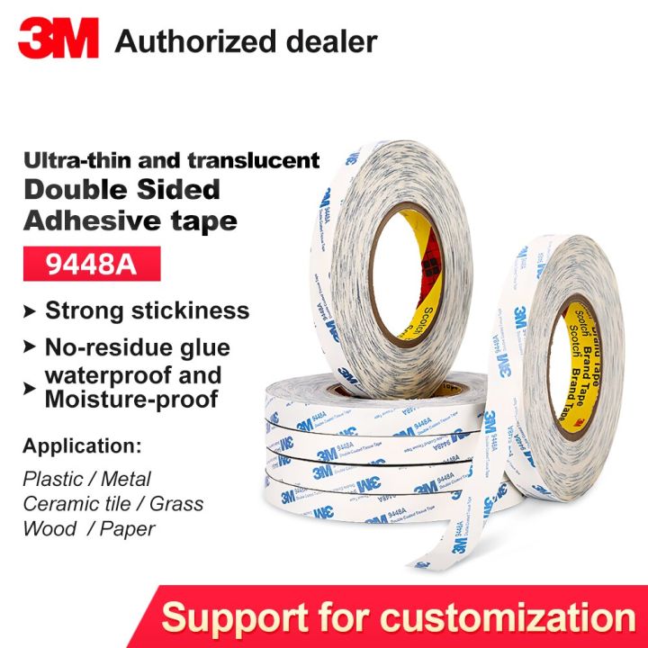 3M 9448A Double Sided Adhesive Tape Ultra Thin & Slim for Mobile Phone Screen LCD Display ...