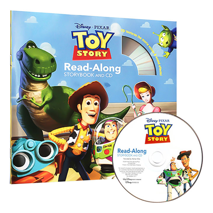 Toy story read along storybook with CD Disney Story Book and English ...