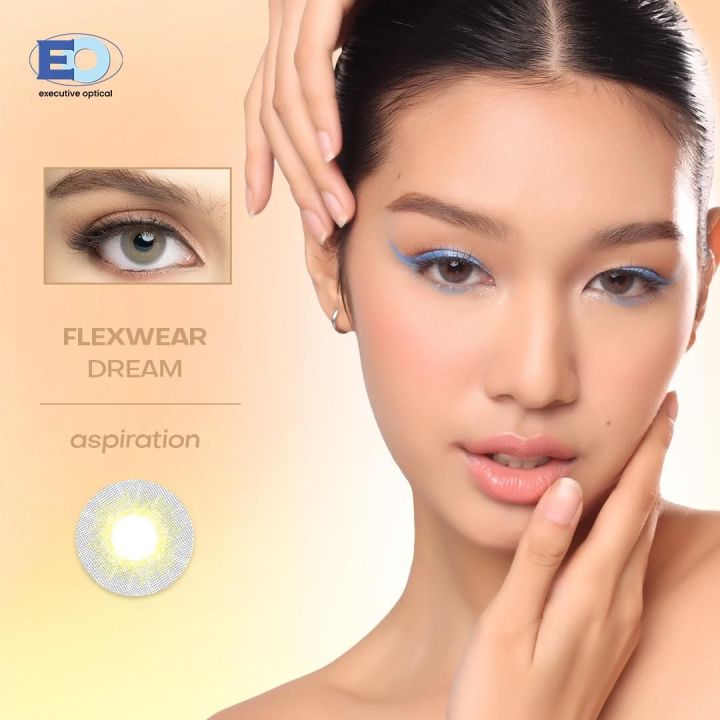 EO Flexwear Dream Colored Contact Lenses - Aspiration (Good for 1 Month ...