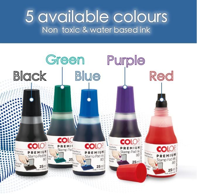 COLOP Self-Inking Stamp Refill Ink | COLOP 801P | Refill for stamp pad ...