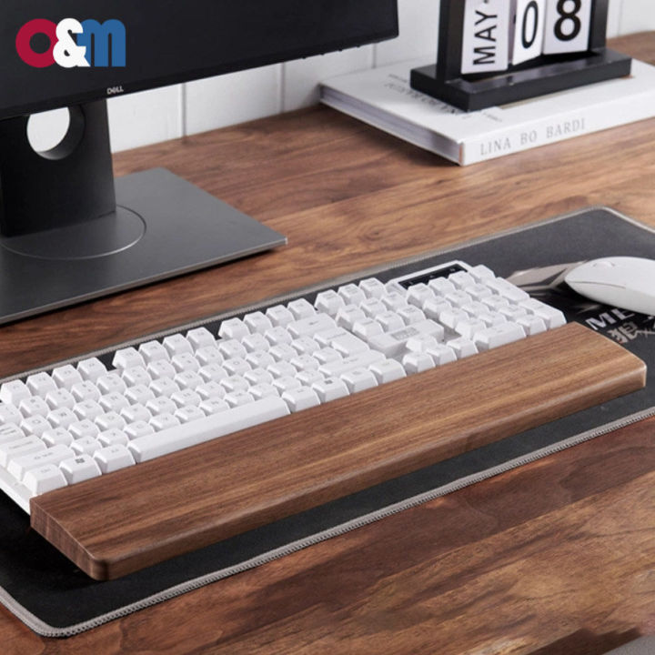 Walnut Wood Keyboard Wrist Rest / Palm Rest for Mechanical Keyboard ...