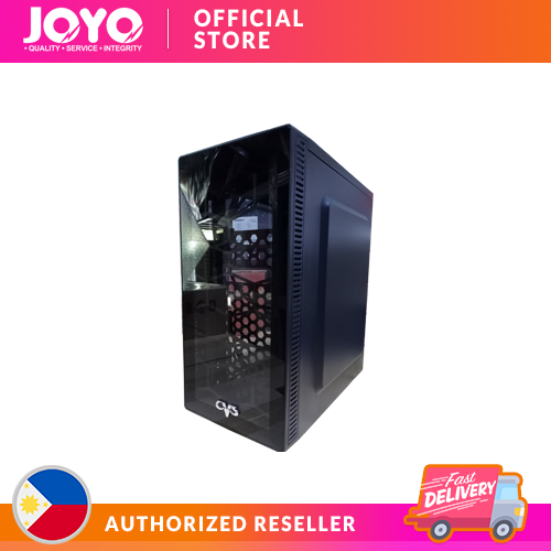CVS X2604 GAMING COMPUTER CASE WITH TG-SIDE/TG-FRONT/NO PSU & FAN ...
