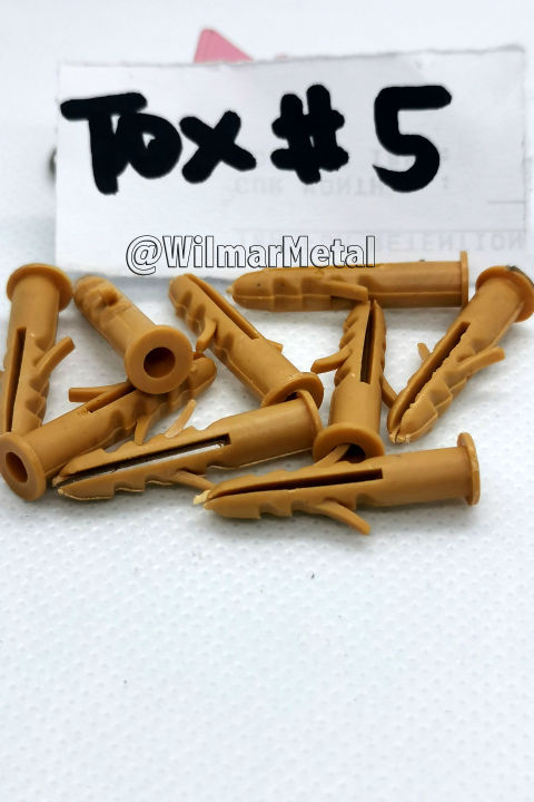 100 PCS PLASTIC TOX # 5 | Lazada PH