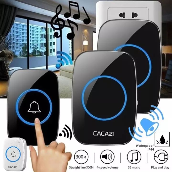 【Smart】 Home Welcome Doorbell Intelligent Wireless Doorbell Waterproof ...