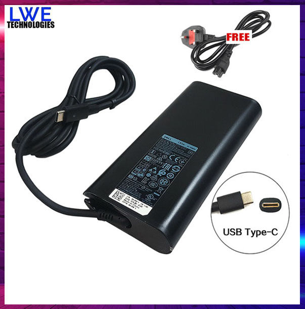 Original 130W DELL XPS 17 9500 9575 17 9700 USB-C Type C Power Adapter ...