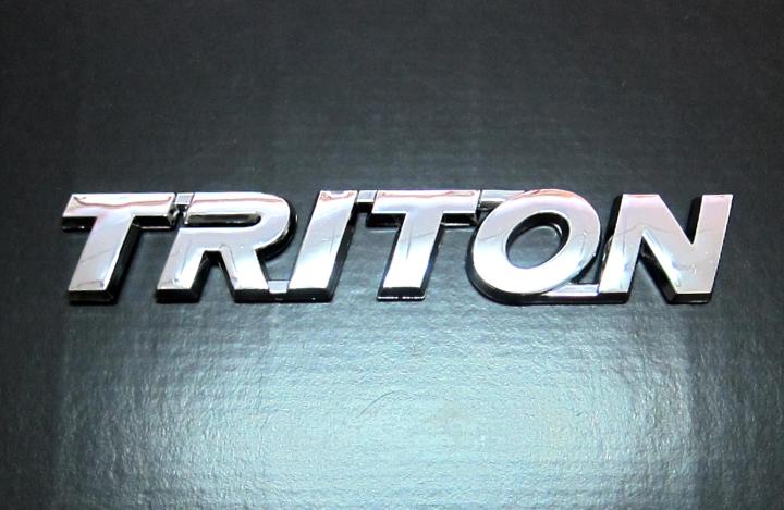 โลโก้ TRITON ติดท้าย ขนาด 17x2.7cm Logo TRITON ติดท้าย Triton ปี 2005 ...