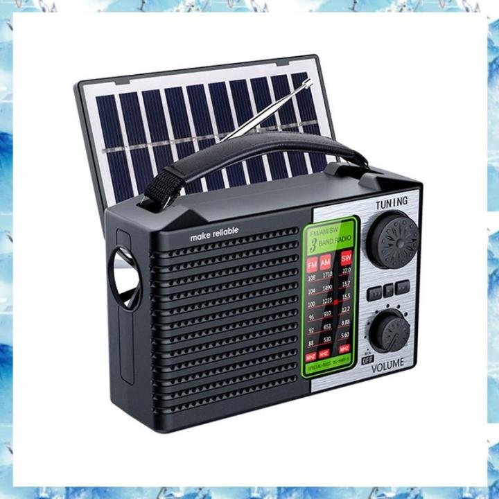 Portable Emergency Radio with AM FM SW Tuning, Flashlight, and ...