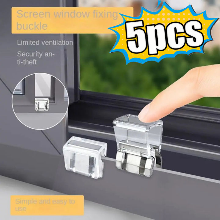 New Transparent Window Lock Alloy & Plastic Lock Buckle Child Safety ...