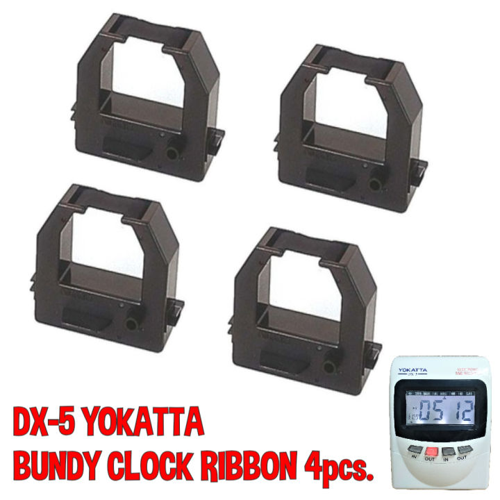 Ink Cartridge for DX-5 Bundy Clock 5 pcs. Bundy Clock Ribbon for DX-5 ...