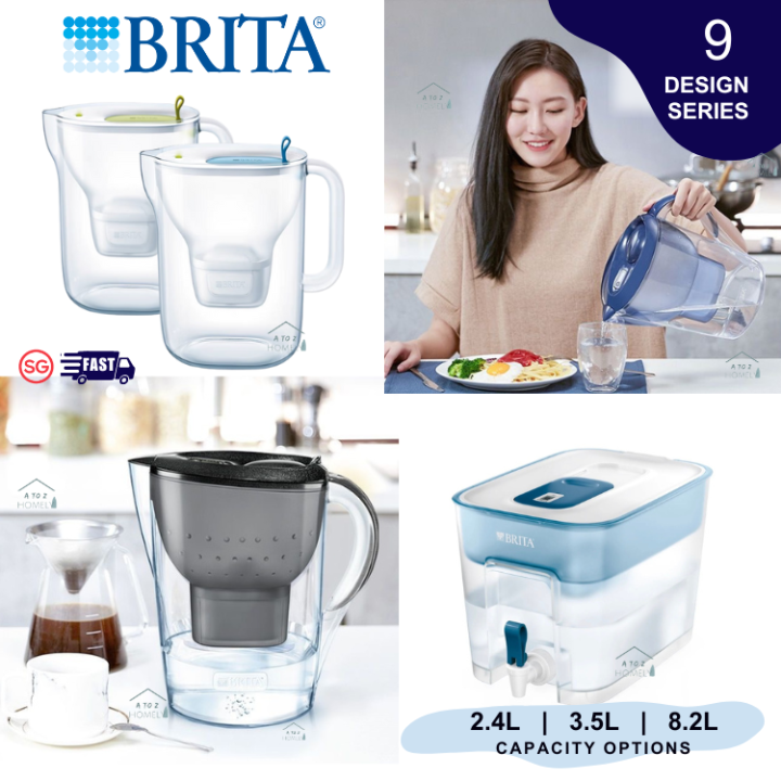 BRITA Marella Jug / 8.2L Water Pitcher Purifier with MAXTRA+ Filter ...