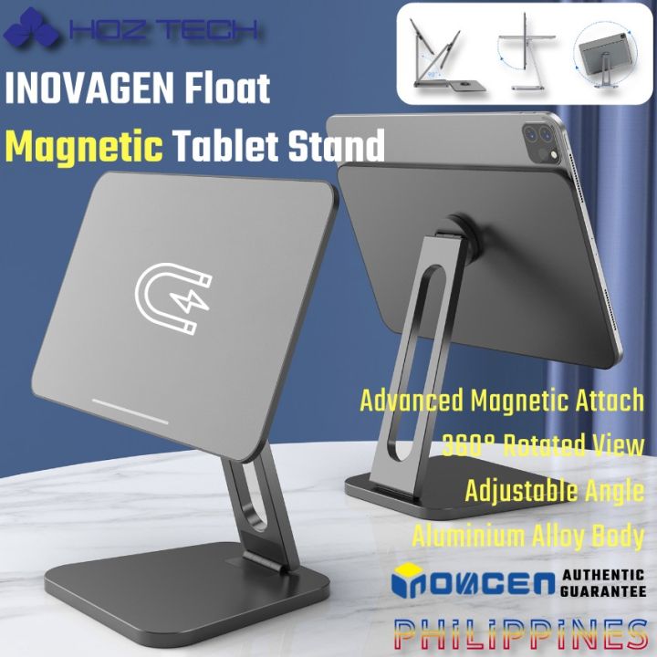 INOVAGEN FLOAT Magnetic Tablet Stand/Aluminum Adjustable Foldable Snap ...