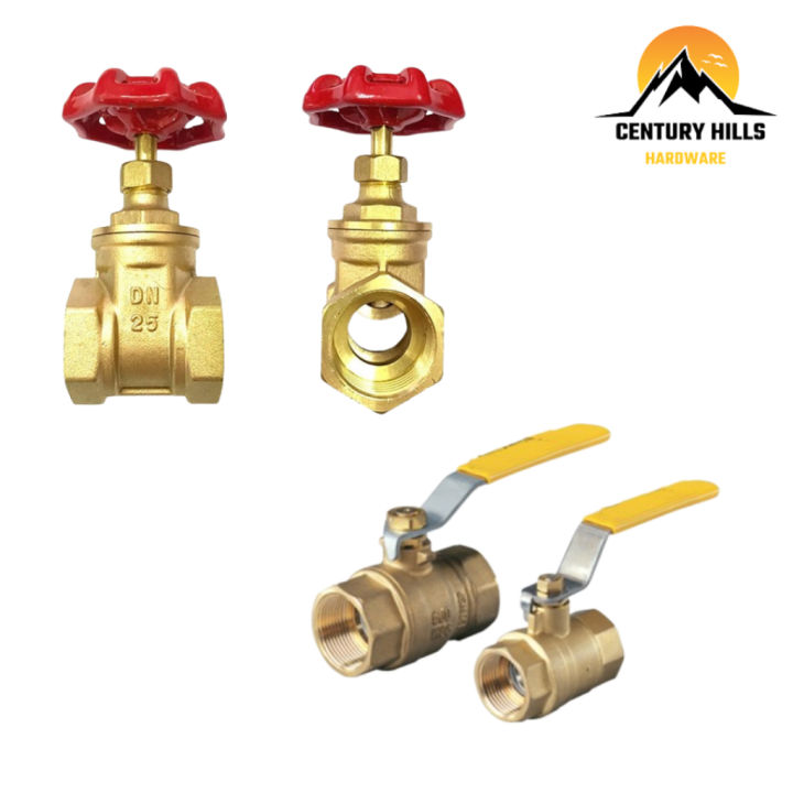 Ball Valve / Brass Gate Valve Water Switch Heavy Duty 1/2 , 3/4 | Lazada PH