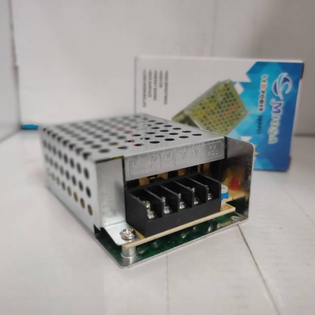 Power Supply Adaptor Trafo 3a untuk lampu LED strip 5 meter / conektor ...