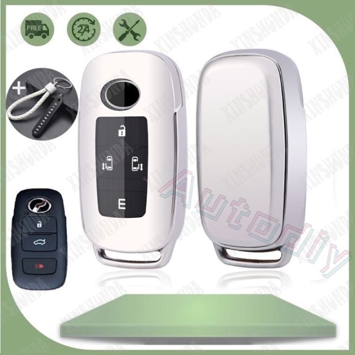 XSD Perodua Myvi Key Case 2022 Perodua Ativa Key Cover 2022 Chrome TPU ...