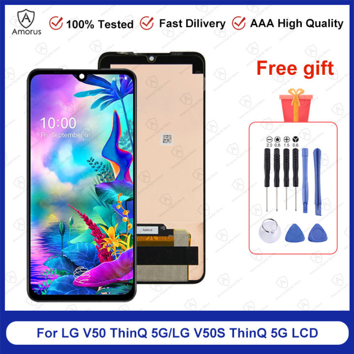 Amorus Màn Hình LCD AMOLED Chính Hãng Cho LG V50s V50 V500 ThinQ LCD V50s ThinQ 5G LCD LM-V510N ...