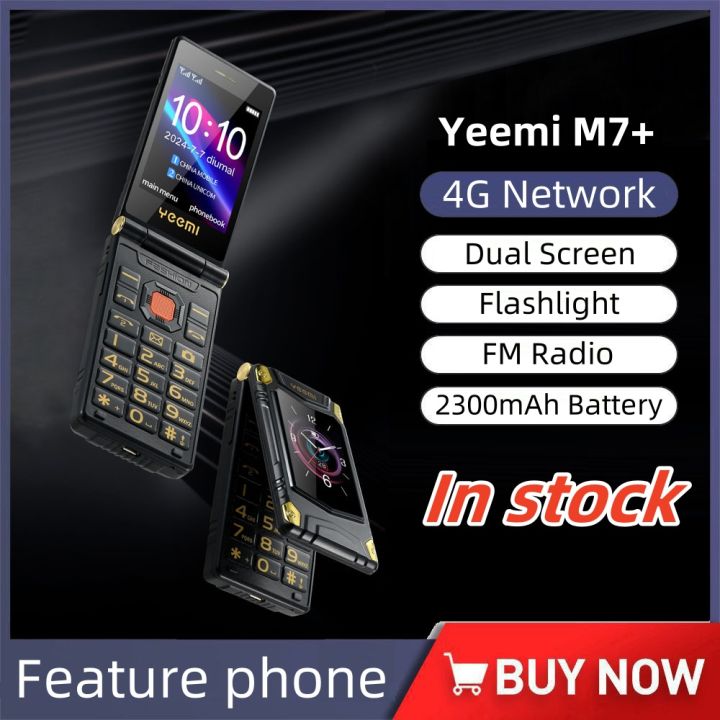 Yeemi M7+ 4G Network Cellphone 2.8inches Screen Flashlight FM Radio Bluetooth Vibration Dual SIM ...