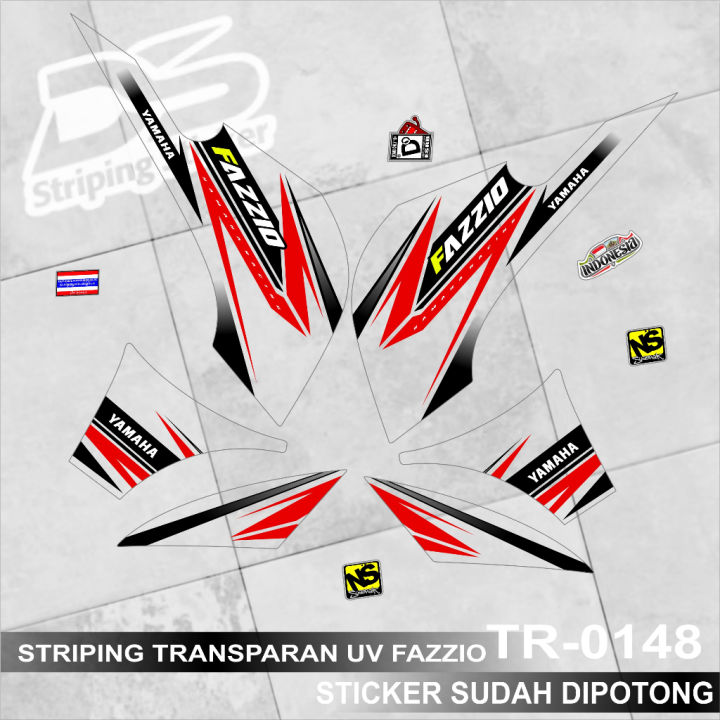 Striping Stiker Transparan fazzio ( TR - 00148) Sticker List Variasi ...