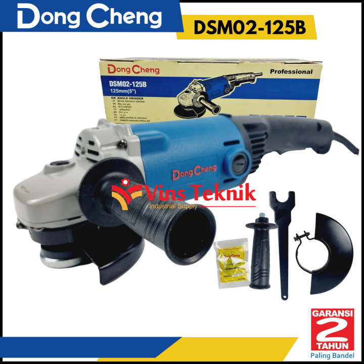 Mesin gerinda 5 inch angle grinder DSM02-125 DONGCHENG DSM02-125B | Lazada Indonesia