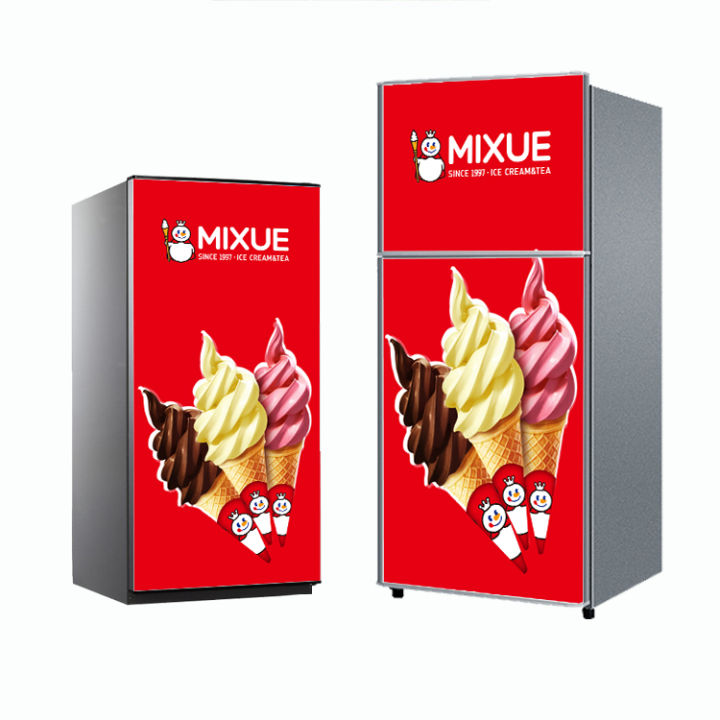 Sticker Kulkas 1 dan 2 Pintu Tema Mixue | Lazada Indonesia