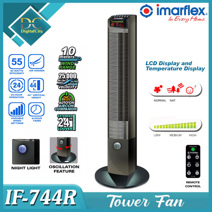DCl Imarflex IF-744R Smart Tower Fan | Lazada PH