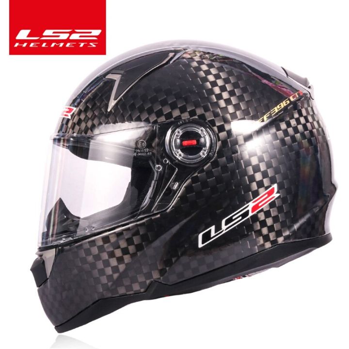 Original LS2 FF396 Carbon Fiber Motorcycle Helmet ls2 full face helmets ...