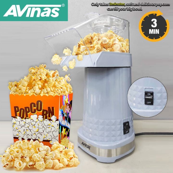 AVINAS AV-888 Electric Hot Air Popcorn Maker Machine | Lazada PH