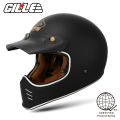 Gille Helmet 833 CLASSIC Plain Retro Motorcycle Helmets Vintage Full ...
