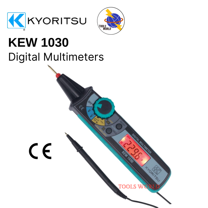 Kyoritsu 1030 Pen Style Digital Multimeter ~ Original ~ 1 Year Warranty ...