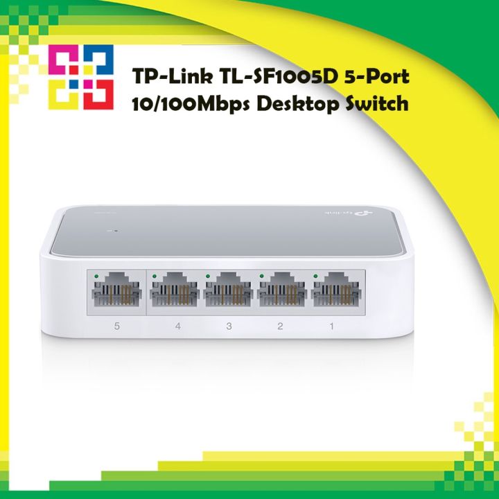 TP-LINK TL-SF1005D 5-Port 10/100Mbps Desktop Switch | Lazada.co.th