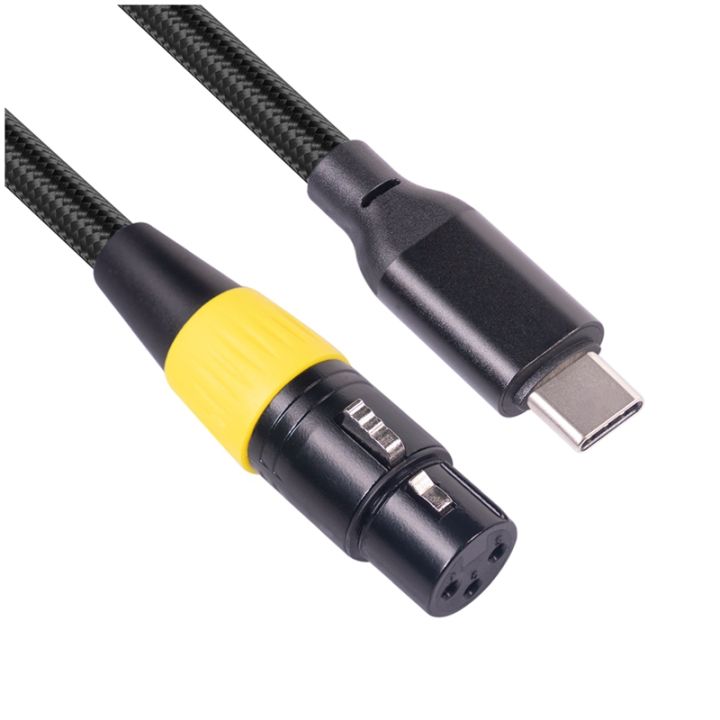 USB C to XLR Female Cable Type C Male to 3 Pin XLR Female Microphone ...