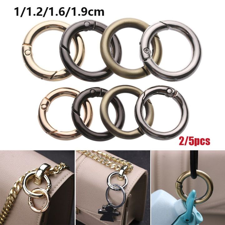 MODERNLUX 2/5pcs 10/12/16/19mm Zinc Alloy Hooks Plated Gate Carabiner ...