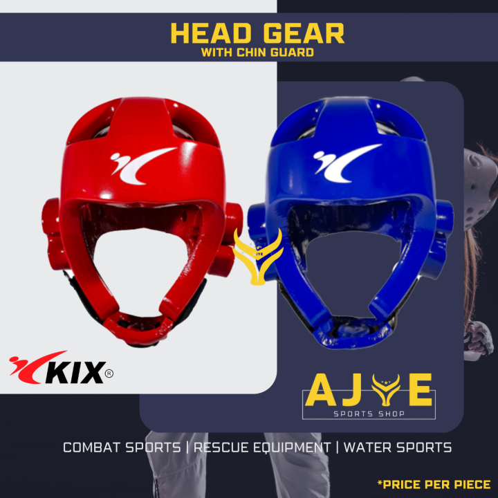 KIX TAEKWONDO HEAD GEAR W/ CHINGUARD | Lazada PH