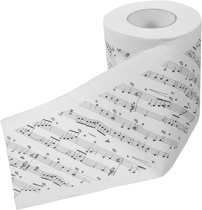 Paper Towels 1 Roll Musical Note Toilet Paper Bulk Toilet Paper Printed ...