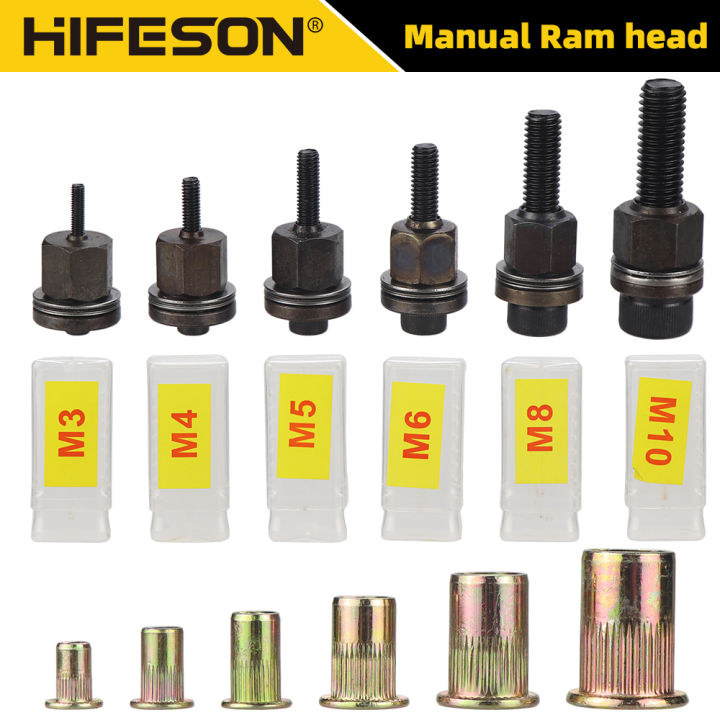 21pcs Hand Rivet Nut Head Set Nuts Rivet nut tool Manual Riveter Rivnut ...