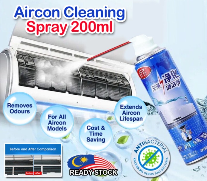Air-Cond Cleaner Air Conditioner Cleaner Aircon Cleaning Spray Aircond ...